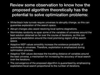 Multi-Verse Optimizer | PDF