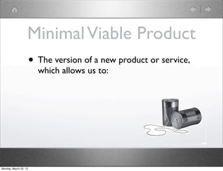 Minimal Viable Products | PDF