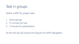 Building an MVP | PPTX