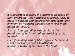 Mitral valve prolapse | PPTX