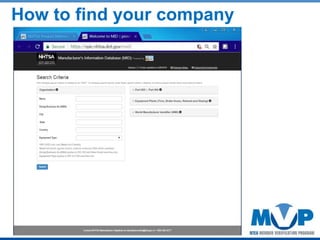 NTEA Member Verification Program | PPTX