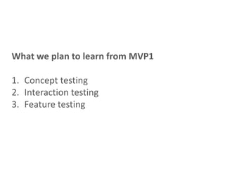 MVP 1 deck for EECS441 | PPTX