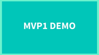 MVP1 demo | PDF