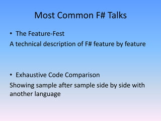 Fun and Games in F# | PPT