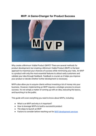 MVP_ A Game-Changer for Product Success.pdf