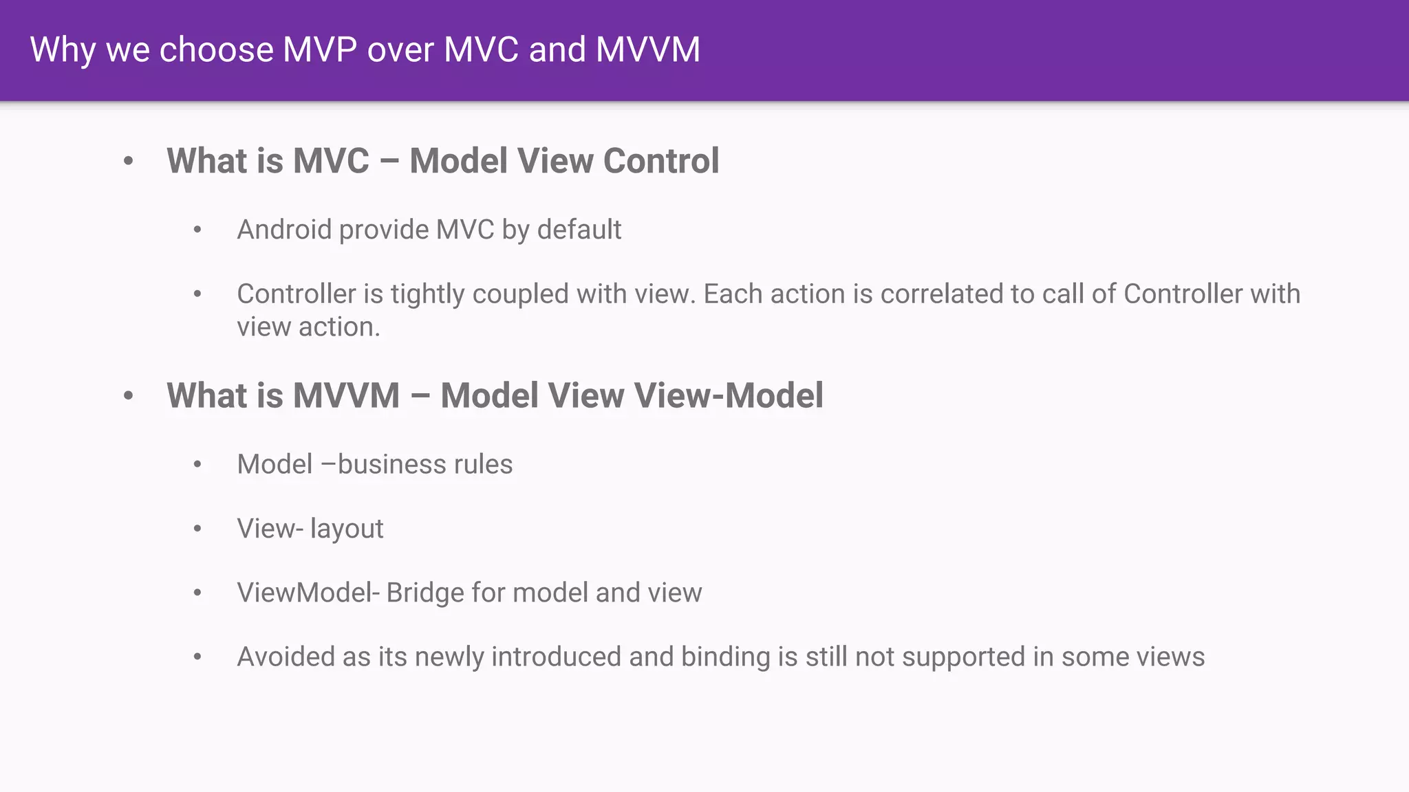 MVP Clean Architecture | PPT