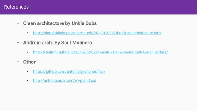 MVP Clean Architecture | PPT