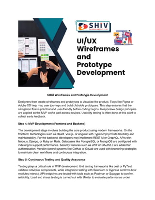 MVP Development: Step-by-Step & Cost Guide | PDF