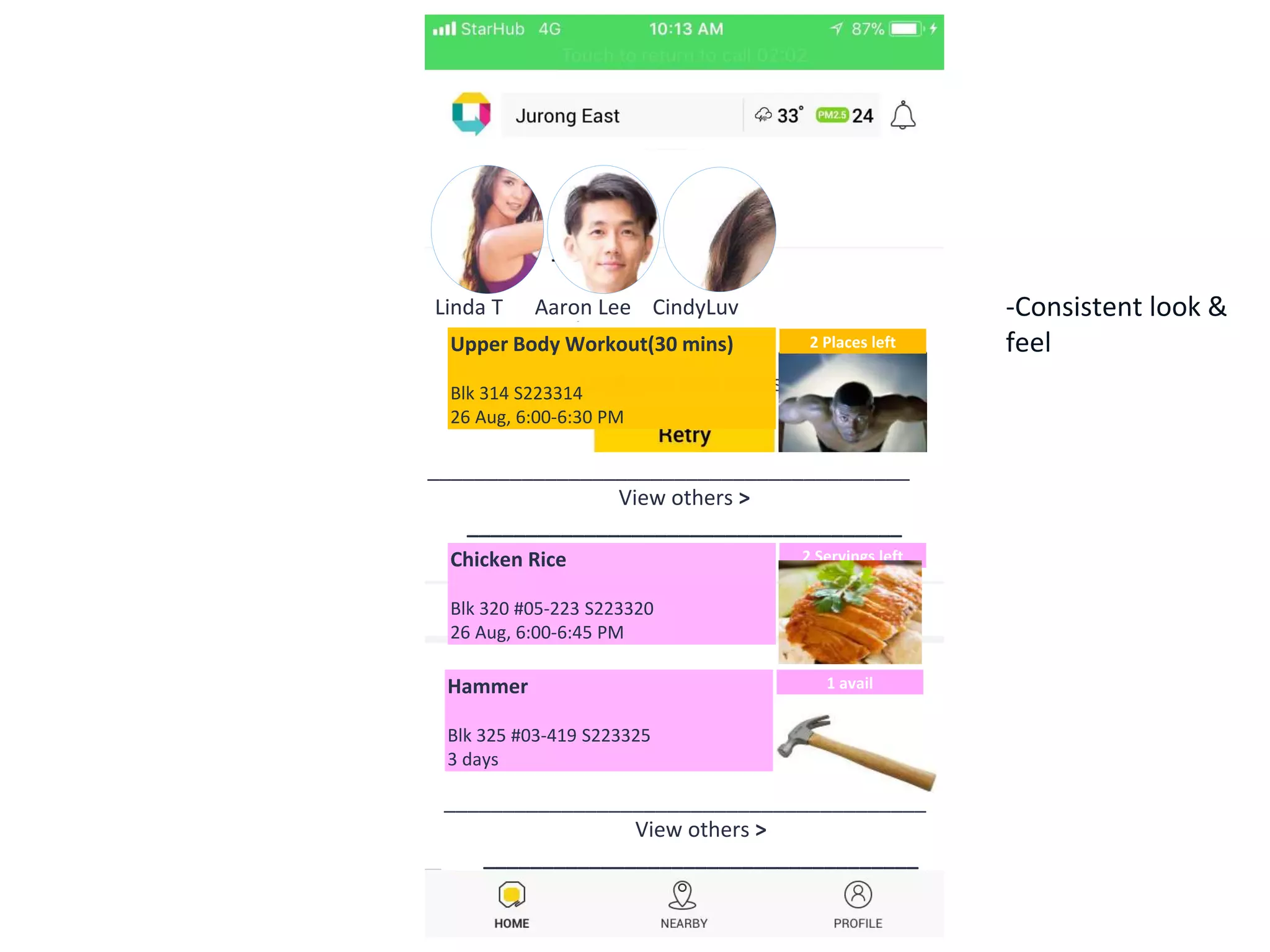 MVP enhancement for OneService app(Singapore) | PPTX