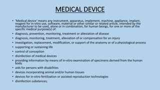 Materiovigilance Programme of India (MvPI).pptx | Healthcare Industry ...