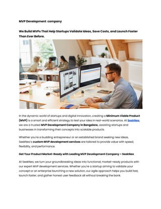MVP Product Development Company in Bangalore.pdf