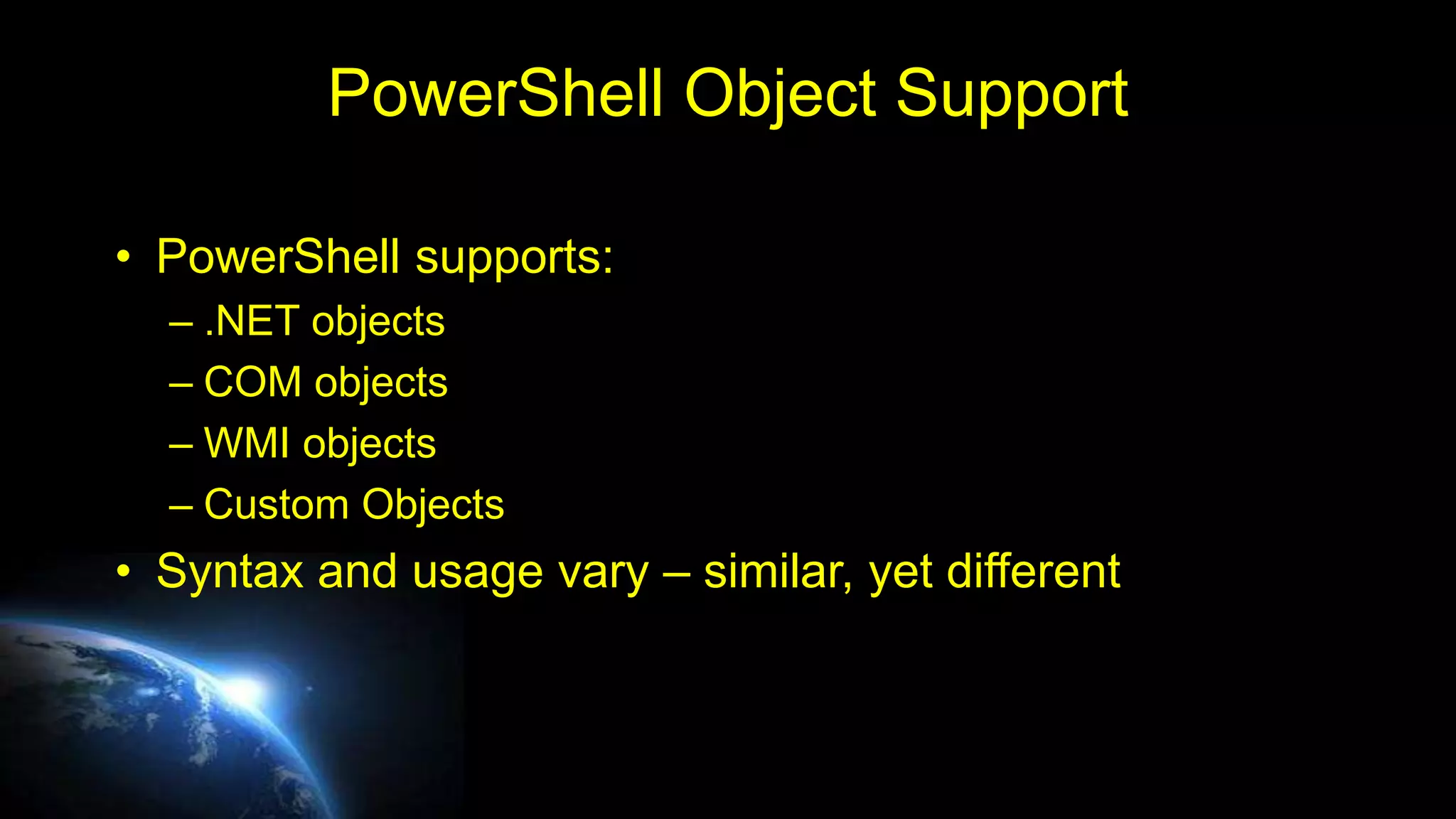 PowerShell 101 - What is it and Why should YOU Care! | PPTX