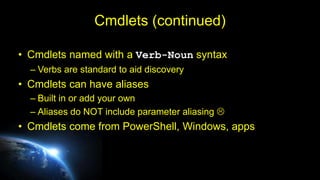PowerShell 101 - What is it and Why should YOU Care! | PPTX