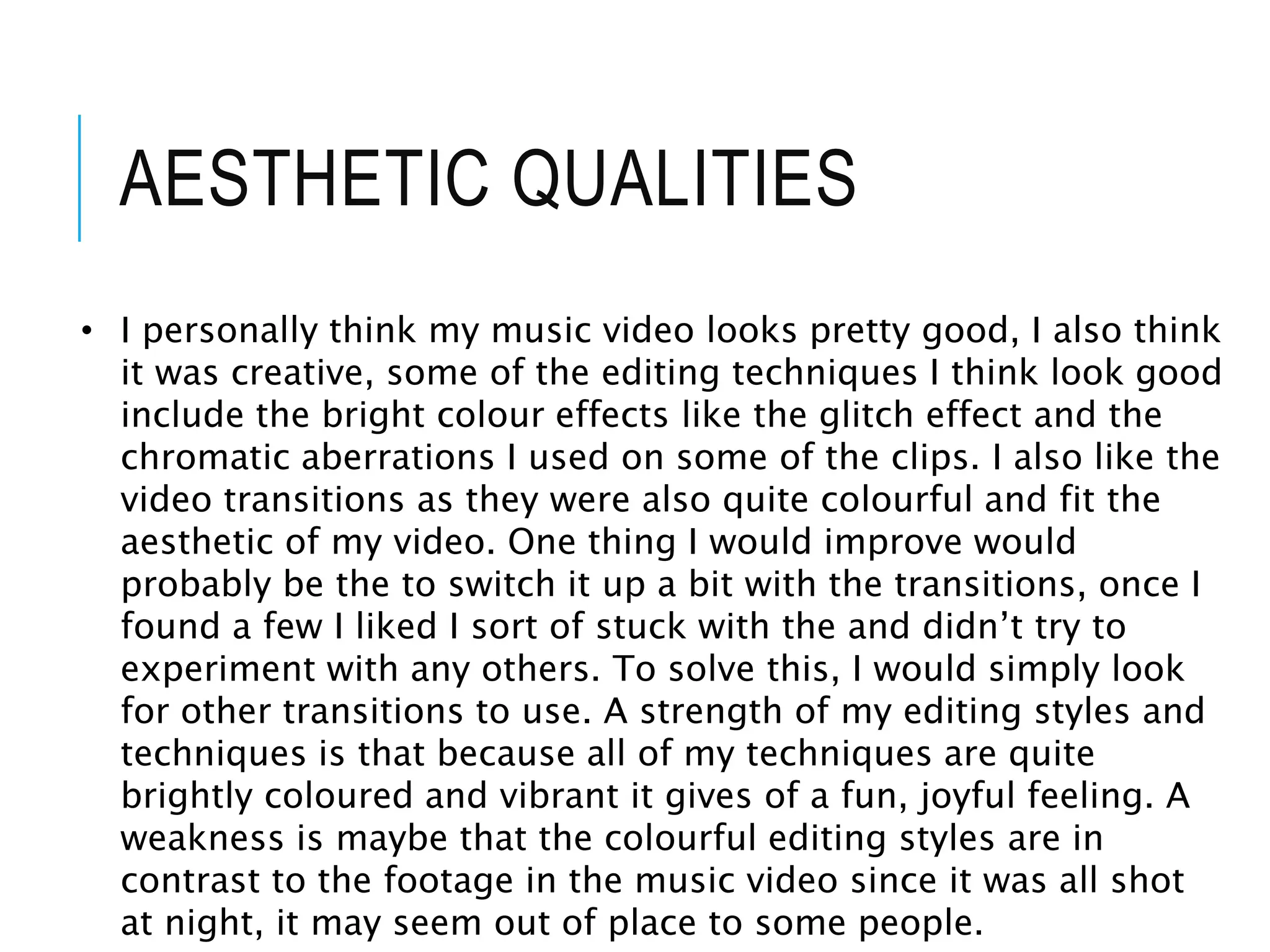 Mv production assignment evaluation form 2021 | PPT