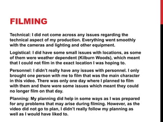 Mv production log template | PPT