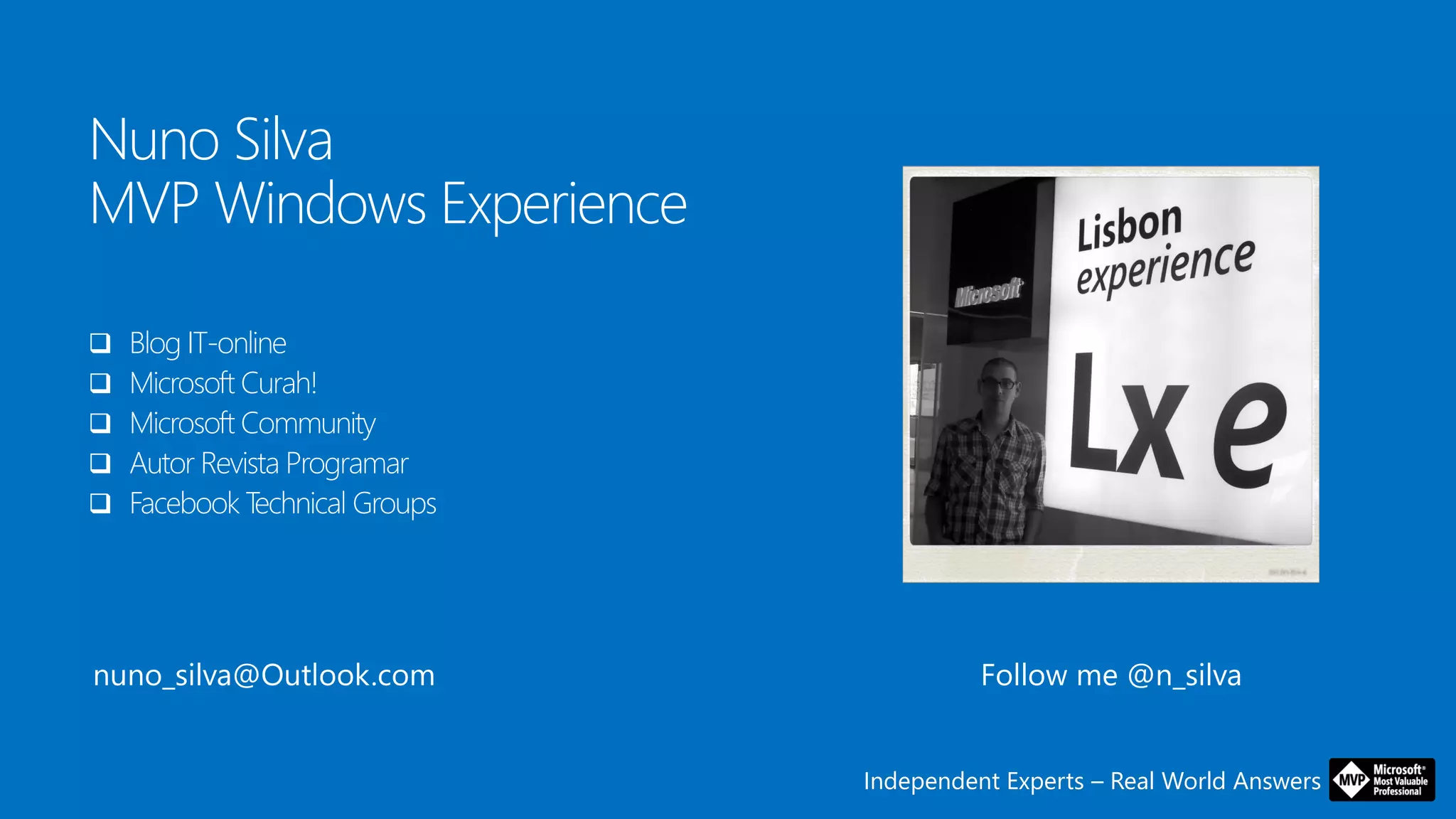 MVP Showcase 2015 - What's new in Windows 10 | PPT