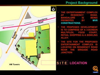 MVR Entertainment COmplex.ppt about the multiplex | PPT