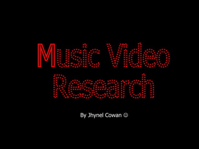 Music Video research | PPT | Hip Hop Music | Music