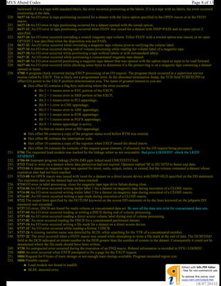 MVS ABEND CODES | PDF