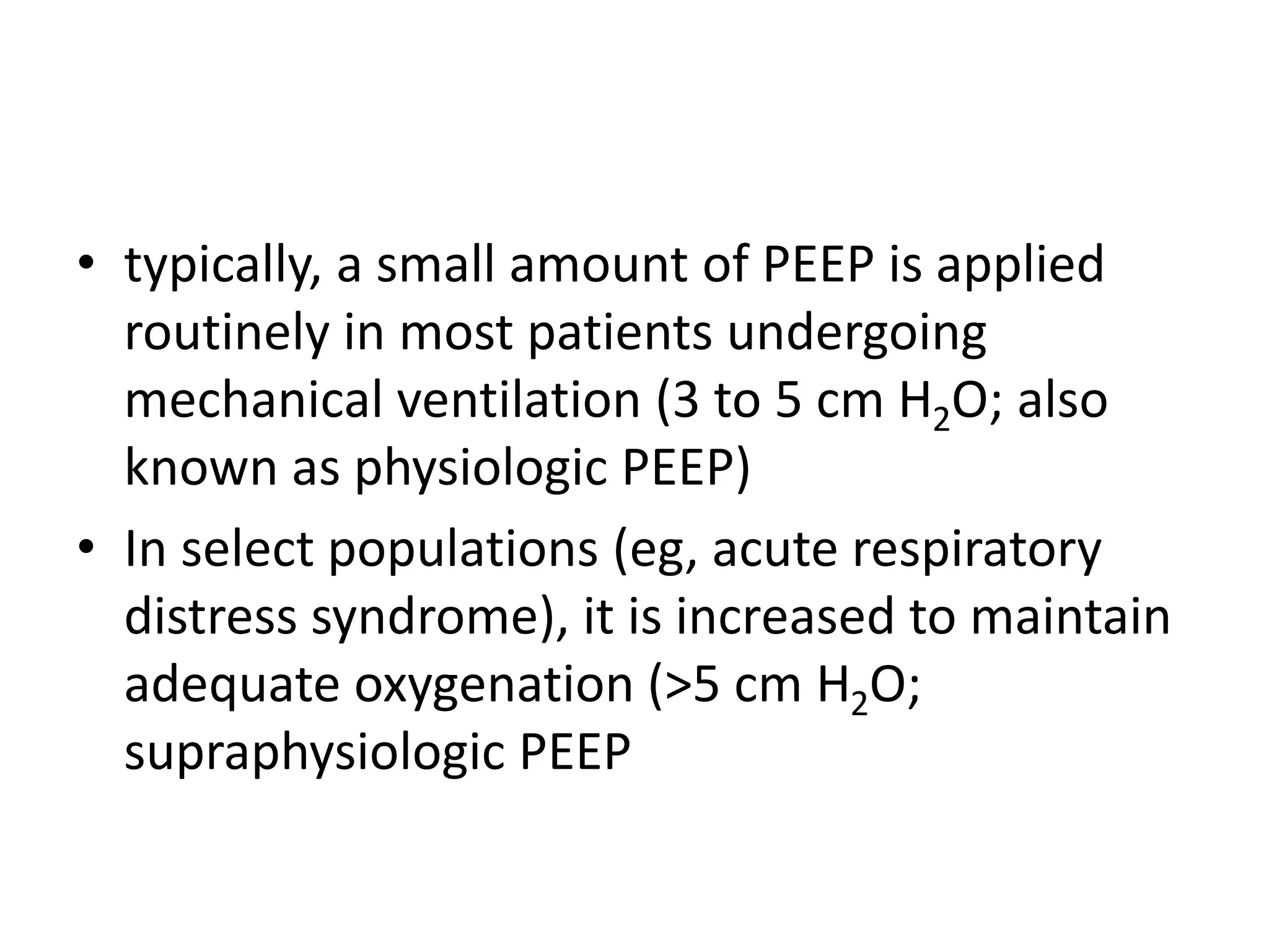 Mechanical Ventilation Settings | PPTX