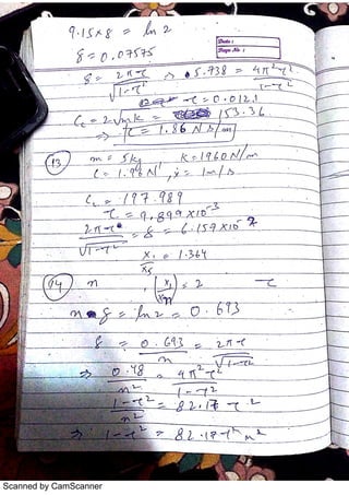 grover solution mechanical vibrations