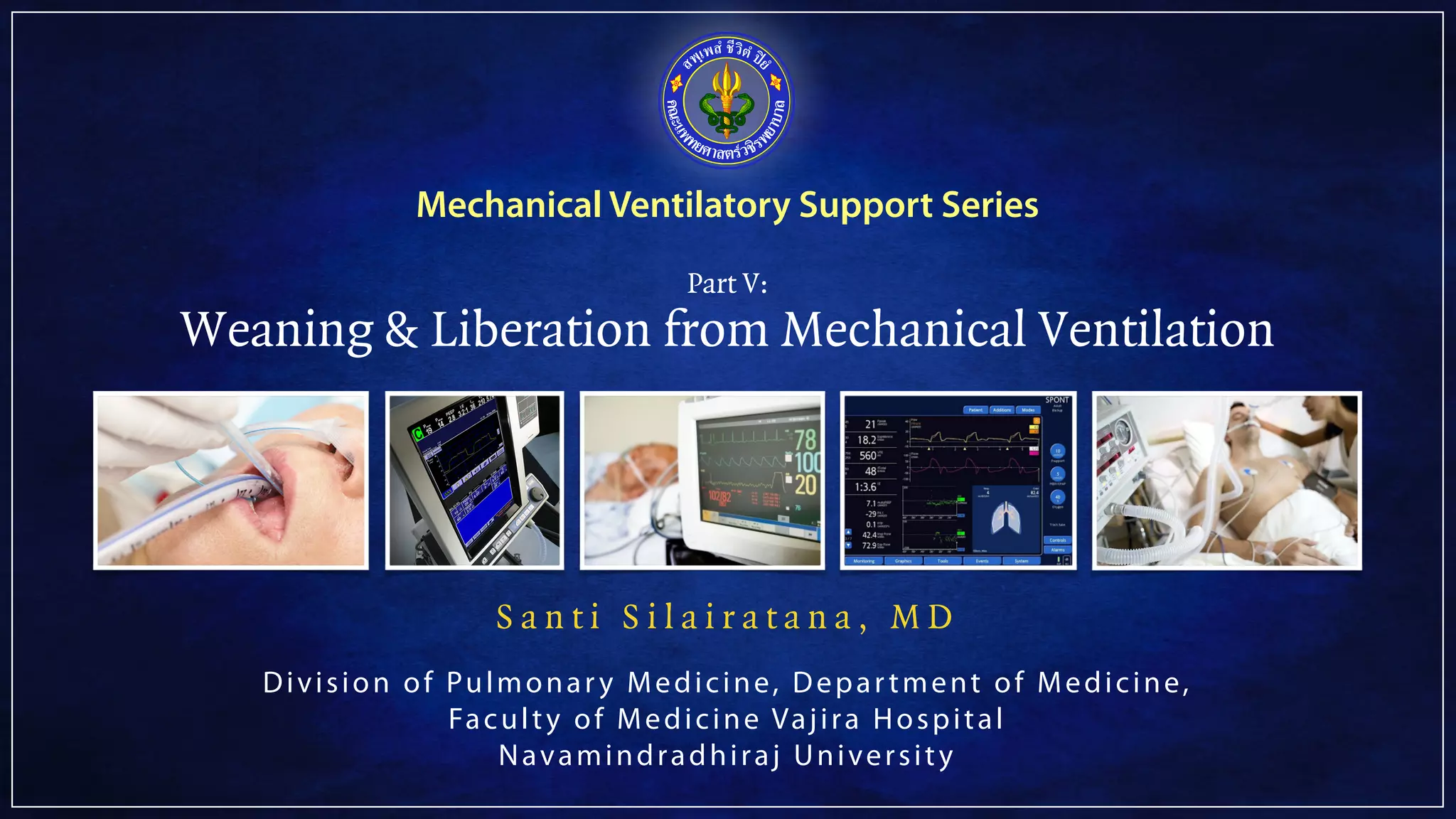 Mvss part v weaning & liberation from mechanical ventilation | PDF
