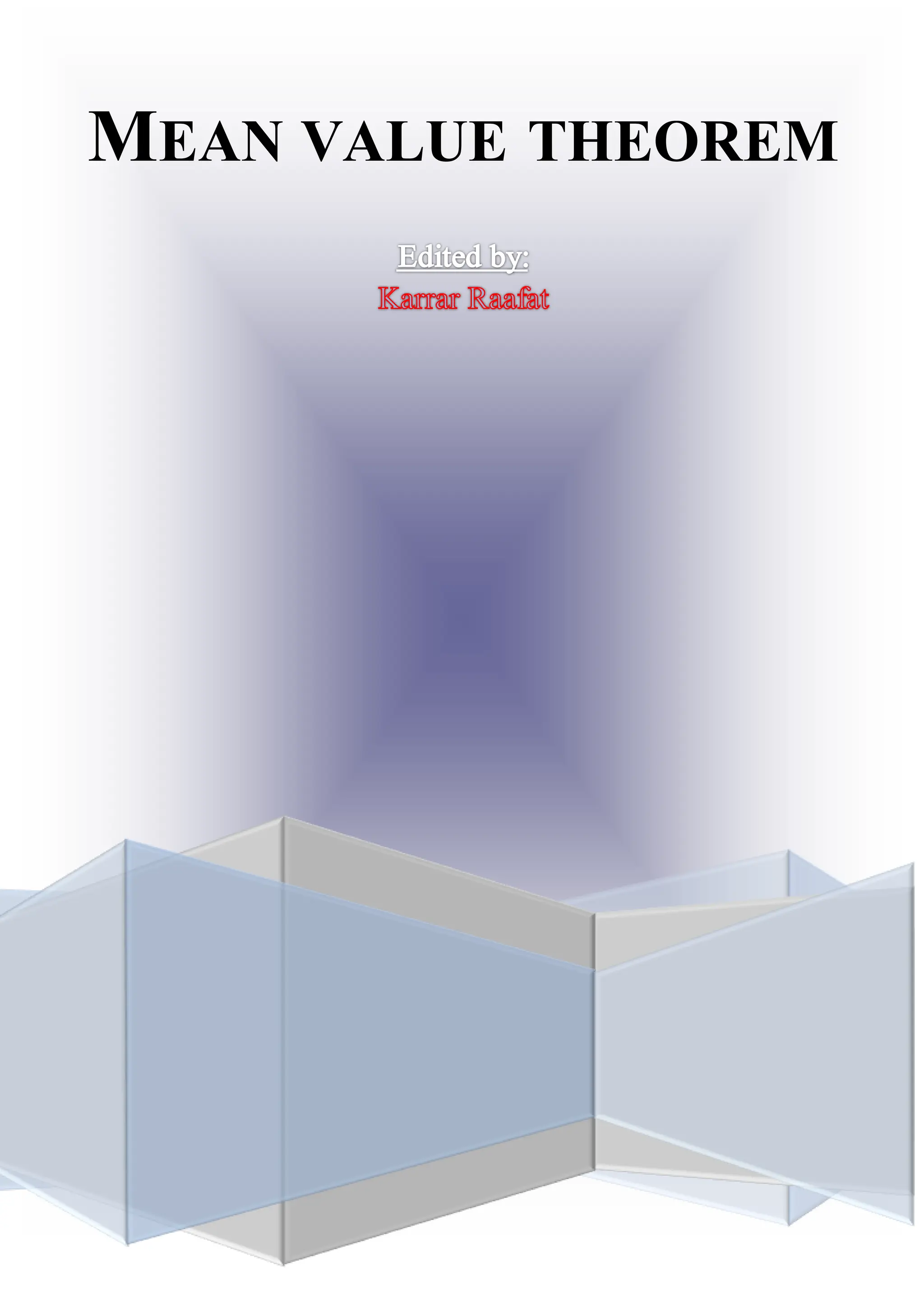 MVT mean value theorem نظرية القيمة المتوسطة | PDF