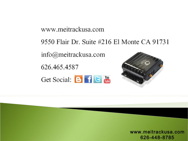 Meitrack MVT600 Real Time GPS Tracking Device | PPT