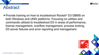 D3 Troubleshooting | PDF