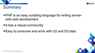 Driving a PHP Application with MultiValue Data | PPT