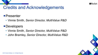 MultiValue Gets SaaS-y | PPT