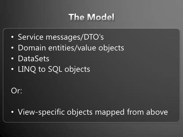 Real World Model View Viewmodel For Wpf