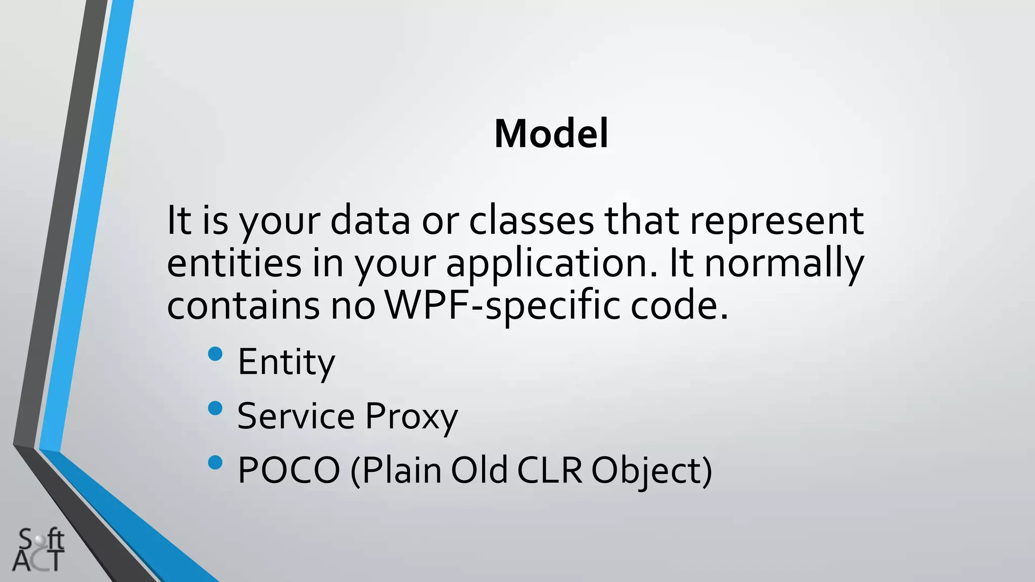 MVVM - Model View ViewModel | PPTX
