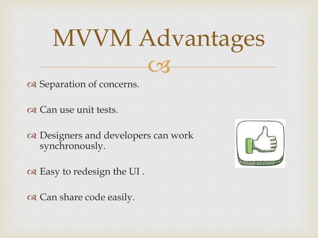 Mvvm Model View Viewmodel Ppt