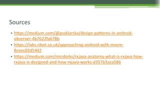 Observer-MVVM-RxJava | PPT