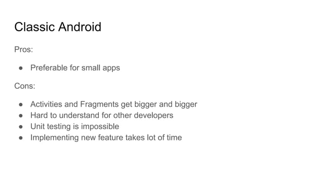 Android Architectures | PPTX