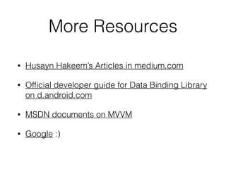 MVVM Presentation | PDF
