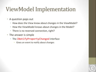 MVVM and Prism | PPTX | Programming Languages | Computing
