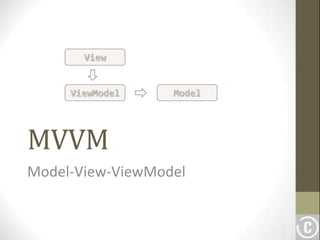 MVVM and Prism | PPTX | Programming Languages | Computing