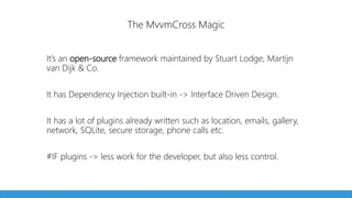 MVVM frameworks - MvvmCross | PPT