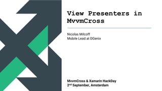 ViewPresenters in MvvmCross | PPT