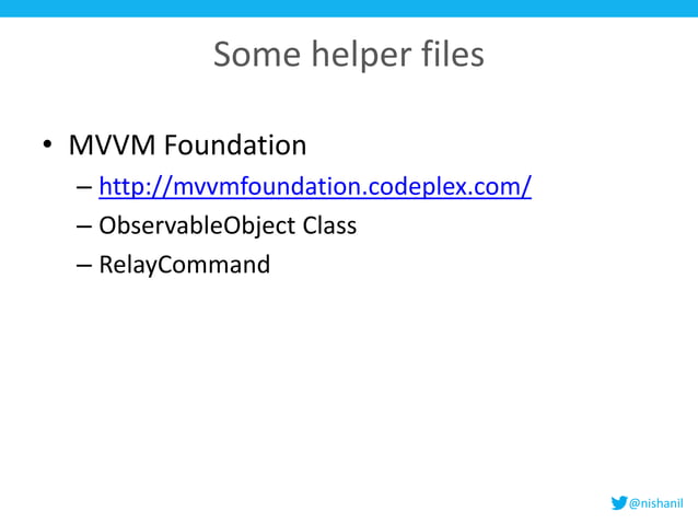Infragistics: Getting Started with MVVM in WPF & Silverlight | PPT
