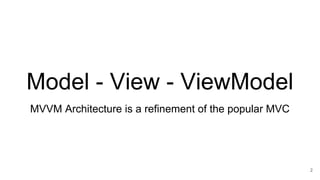 [@NaukriEngineering] MVVM in iOS | PDF