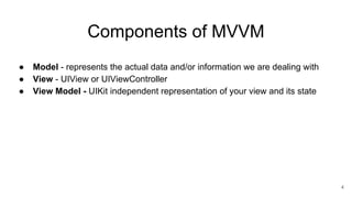 [@NaukriEngineering] MVVM in iOS | PDF