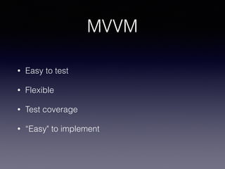 MVVM on iOS | PPT