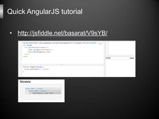 Mvvm knockout vs angular | PPT
