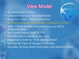 Mvvm pattern | PPT