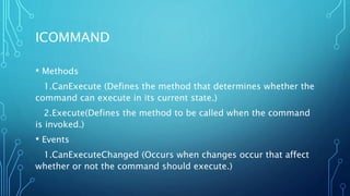 Mvvm basics | PPT