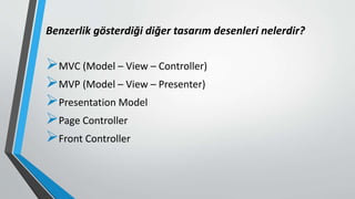 MVVM (Model View ViewModel) | PPTX