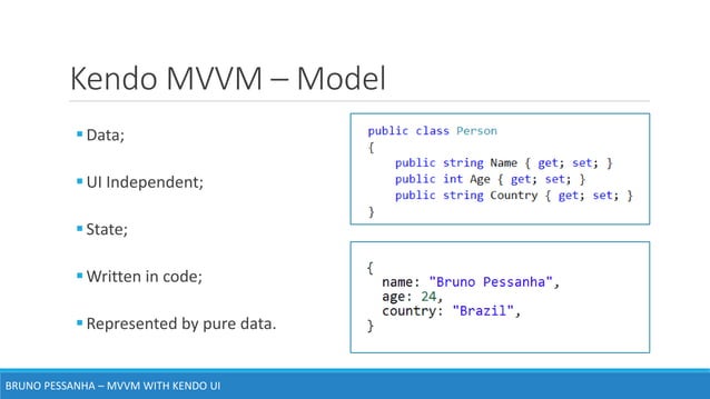 MVVM with Kendo UI | PPT